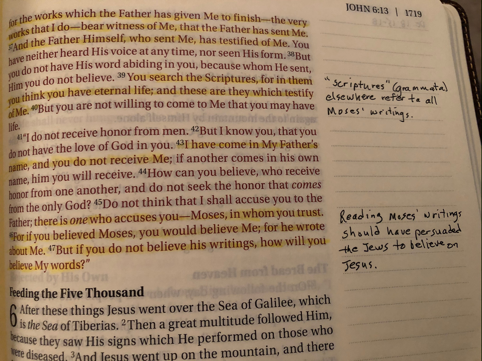 Should we write in our Bibles?